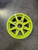 15X7 4-156 +55MM REPLICA LIME WHEEL